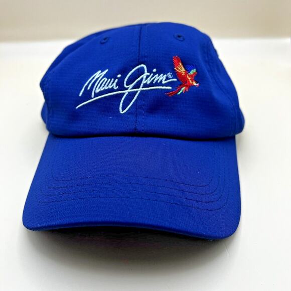 Maui Jim | Accessories | Maui Jim Sunglasses Embroidered Blue Logo Hat ...